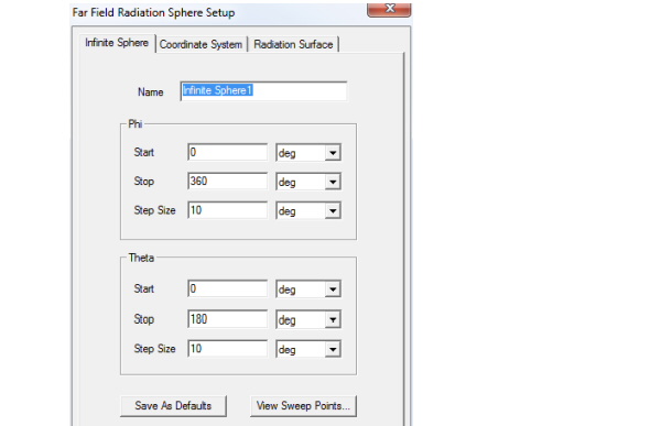 Setting up a Far-Field Infinite Sphere - HFSS 教学培训